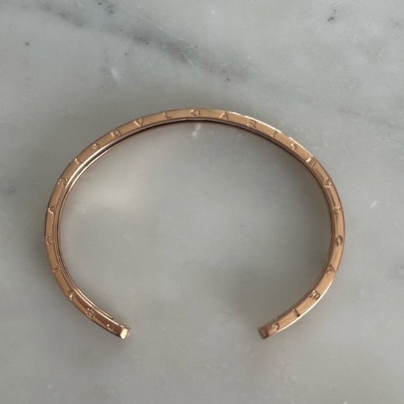 BVLGARI | Jewelry | Bvlgari Bzero Open Cuff Bangle Bracelet 18k Rose ...